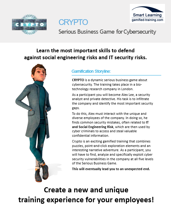 CRYPTO, Serious Business Game, Gamified Training, ARC