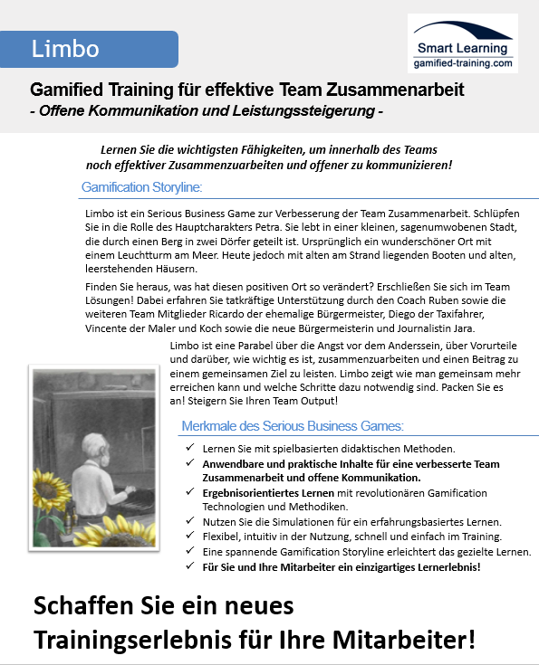 LIMBO, Serious Business Game, Gamified Training, Audit Championship