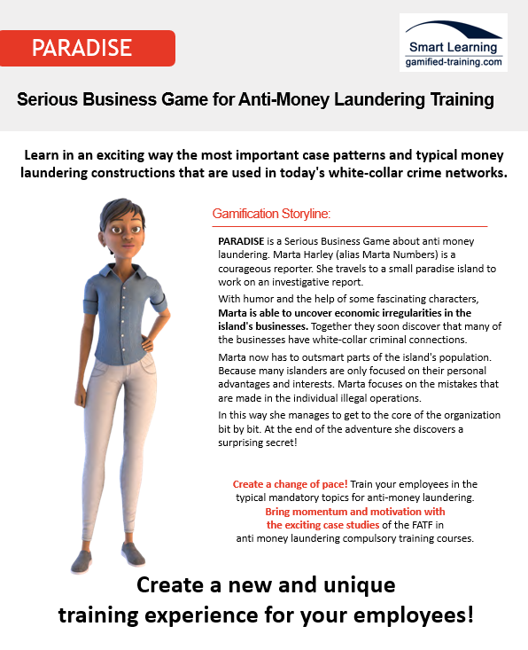 PARADISE, Serious Business Game, Gamified Training, ARC